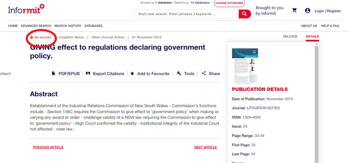 Informit Search | Padlocks